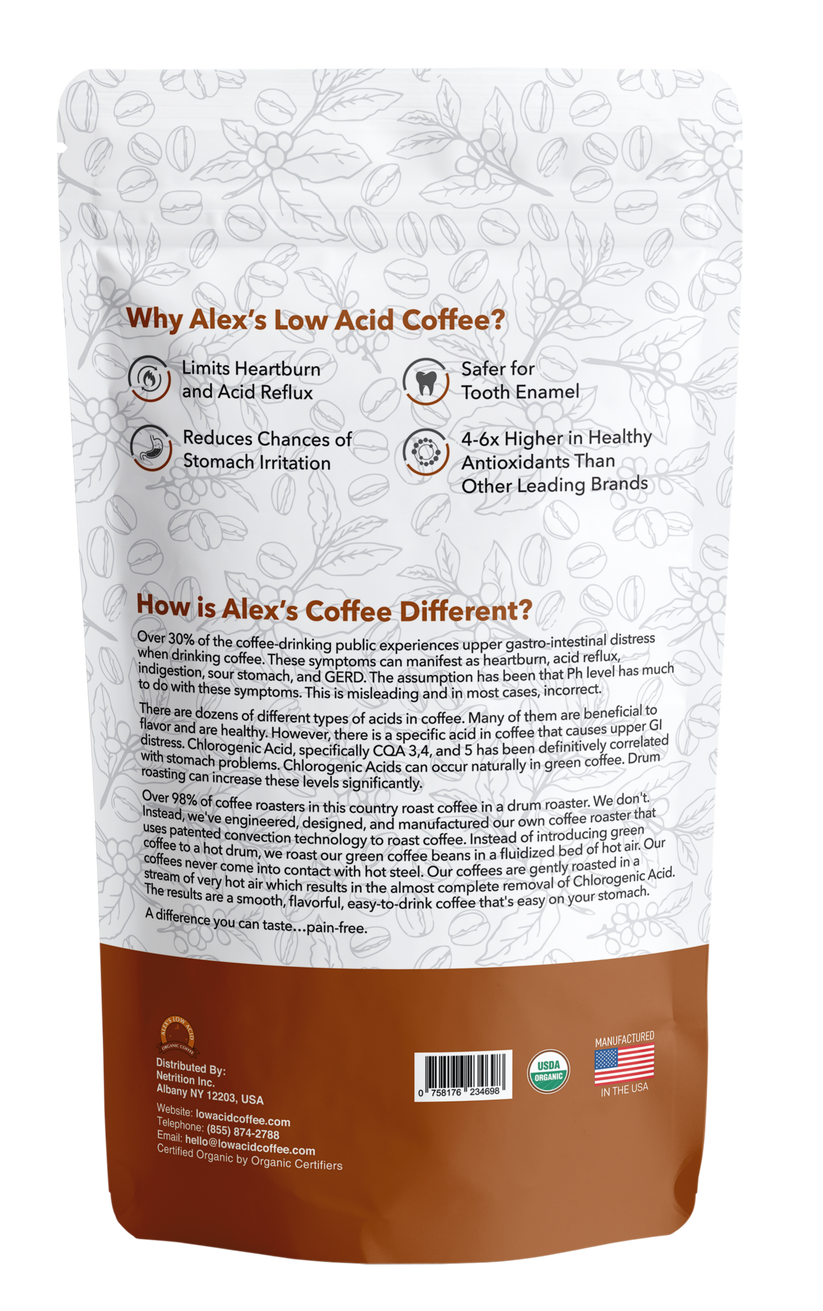Alex's Low-Acid Organic Coffee
